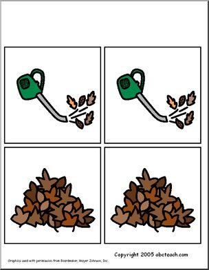 Matching: Leaves (pre k-primary) | Abcteach