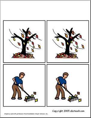 Matching: Leaves (pre k-primary) | Abcteach