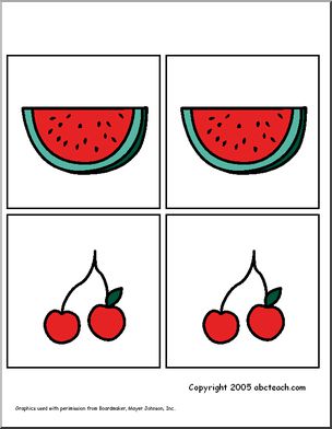 Matching: Things that are red. (pre k- primary) 1 – Abcteach