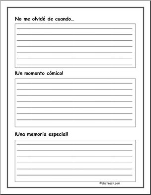 Spanish: Mi Libro de Memorias - Memory Book