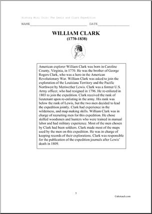 Comprehension: Lewis and Clark (elementary) | Abcteach