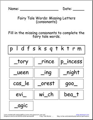 Fairy Tales | Page 3 of 6 | Abcteach