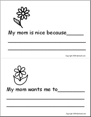 Booklet: Mother's Day (primary) | Abcteach