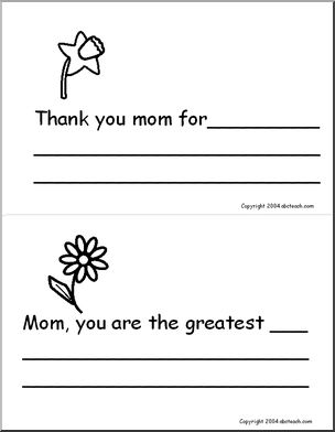 Booklet: Mother's Day (primary) | Abcteach