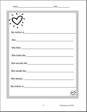 Mother's Day Fun (all pages) - Abcteach