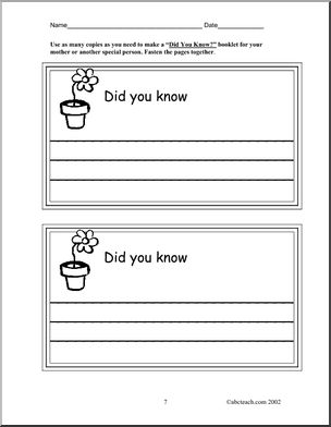 Mother's Day Fun (all pages) - Abcteach