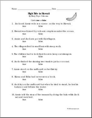 Magic Tree House; High Tide in Hawaii #28 (primary/elem) Book I ...