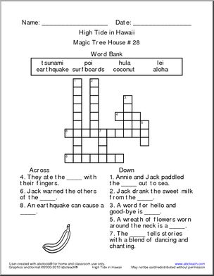 Magic Tree House; High Tide in Hawaii #28 (primary/elem) Book I ...