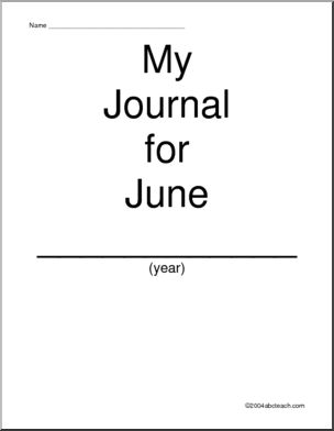 Writing Prompt: My Journal - June (middle) | Abcteach