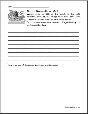 Writing Prompts: My Journal – March (elementary) – Abcteach