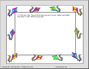 Imagine you are a kite... (upper elementary) Writing Prompt I abcteach.com