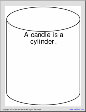 Cylinder Coloring Page – Abcteach
