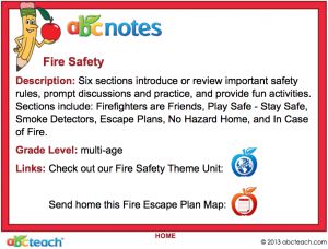Fire Safety Interactive - SMART Board Fire Safety Activity - Interactives