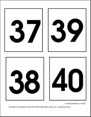 Numbers 21-44 Flashcards