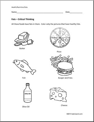 Comprehension: Nutrition: Fats; The Good, the Bad, the Necessary ...