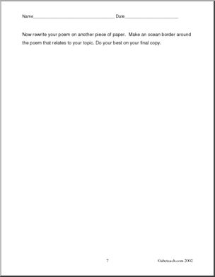 Oceans Writing Prompts – Abcteach