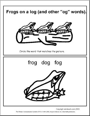 "og" words (version 2) Word Family Booklet I abcteach.com