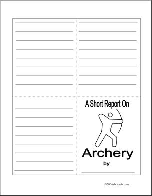 Summer Olympics: Sport Report Form | Printable Worksheets
