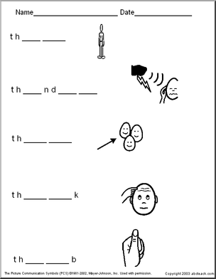 Phonics (ch, sh, th, qu, wh, cl) I abcteach.com