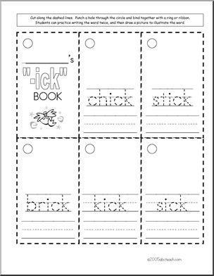 Word Family – ick words Phonics – Abcteach