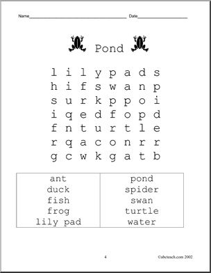 Unit: Pond Habitat (Primary) | Abcteach