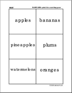 Worksheet Set: Fruit Theme | Abcteach