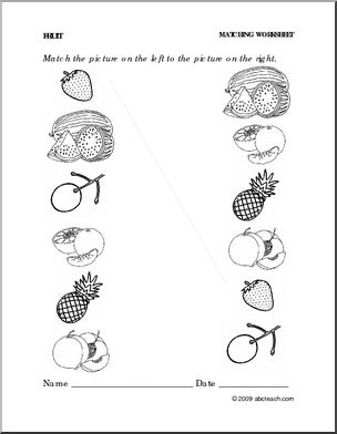 Worksheet Set: Fruit Theme | Abcteach