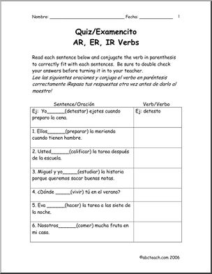 Spanish: FÃ›rmulas con varios verbos - estar/ir/tener (secundaria ...