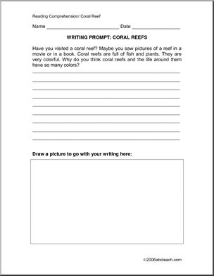 Comprehension: Coral Reef (elem) | Abcteach