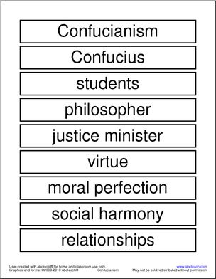 Comprehension: Confucianism; Religion of China (elementary) – Abcteach