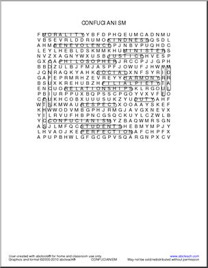 Comprehension: Confucianism; Religion of China (elementary) – Abcteach