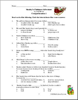 Book: Stanley's Christmas Adventure (elem/upper elem) | Abcteach