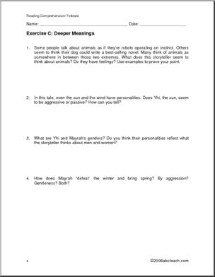 Myth: Mayrah (middle school) – Abcteach