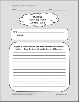 Reading: Text-to-Text Connections (elem) – Abcteach