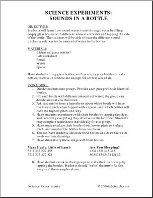 Scientific Observation (upper elem) – Abcteach