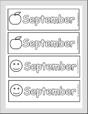 Calendar: September | Abcteach