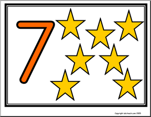 Numbers 6-10 (color) Signs