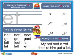 Interactive: Notebook: Phonics: Short "e" (Activities) | Abcteach