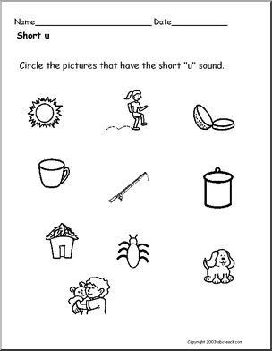 Short "u" (primary skills) | Abcteach