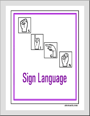 American Sign Language | Page 24 of 27 | Abcteach