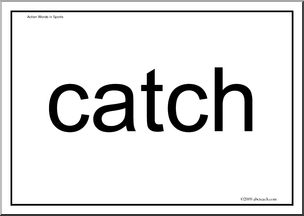 Signs: Action Words - complete set (lowercase) | Abcteach