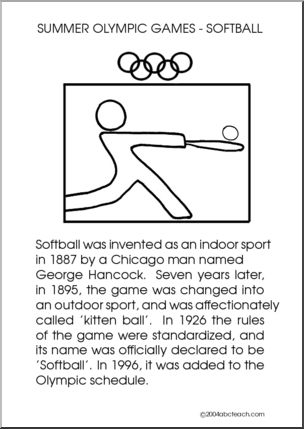 Summer Olympics: |Softball |Reading Comprehension