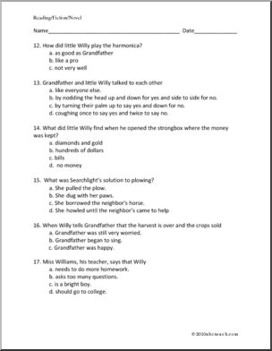 Book: Fiction; Stone Fox (elem/upper elem) | Abcteach