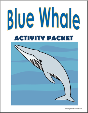 Summer Fun Packet: Blue Whale – Abcteach