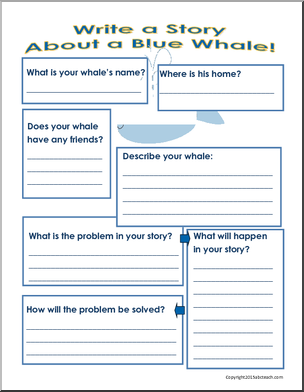 Summer Fun Packet: Blue Whale – Abcteach