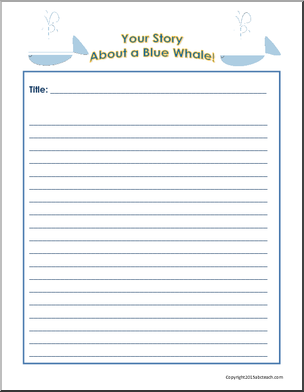 Summer Fun Packet: Blue Whale – Abcteach