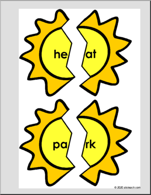 Summer Word Puzzles - Summer Vocabulary Worksheets - Build a Word