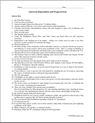 Comprehension: U.S. Imperialism (review) | Abcteach