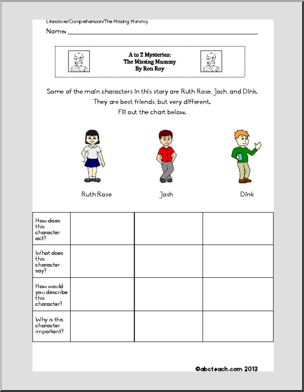 A To Z Mysteries Characters