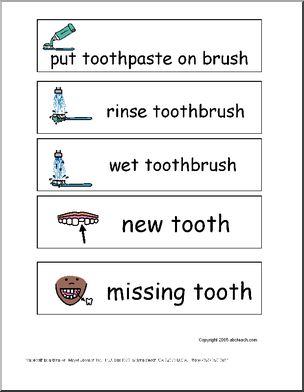 Word Wall: Dental/Teeth (pictures) | Abcteach
